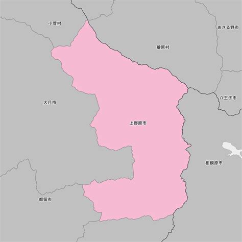 山梨県上野原市の地図 Map It マップイット