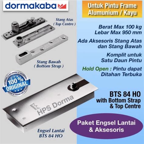 Jual Floor Hinge Dorma Bts 84 Include Stang Atas Bawah Dorma Bts 84