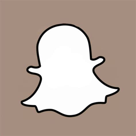 Beige Snapchat Icon Aesthetic Neutral Love Music