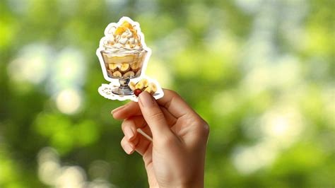 Banana Pudding Sticker Food Sticker Notebook Sticker Planner Sticker