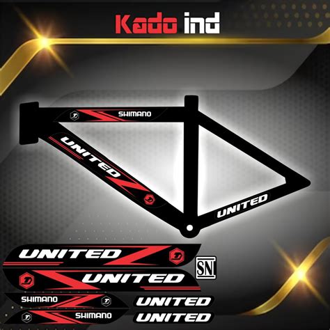 Jual Stiker Sepeda Stiker Variasi Striping Sticker Tempel Logo Emblem