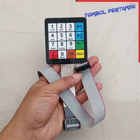 Jual Kabel Sambungan And Keypad Custom Laminasi Tombol Pom Mini Digital Shopee Indonesia