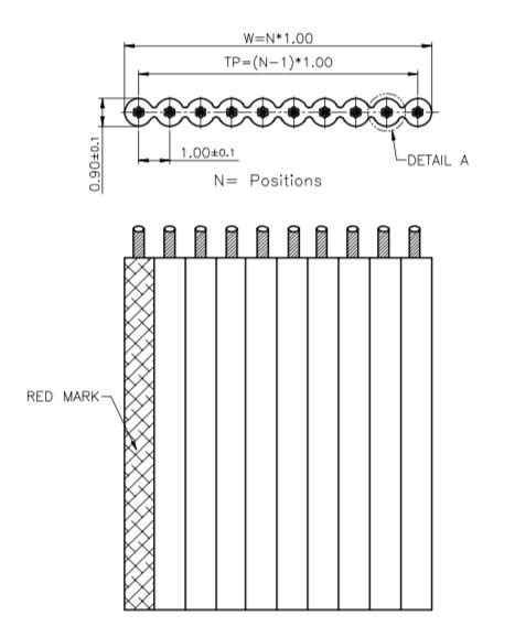 Grey 28awg Flexible Flat Cable