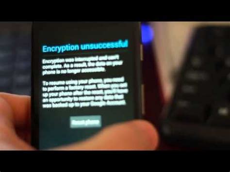 Encryption Unsuccessful YouTube
