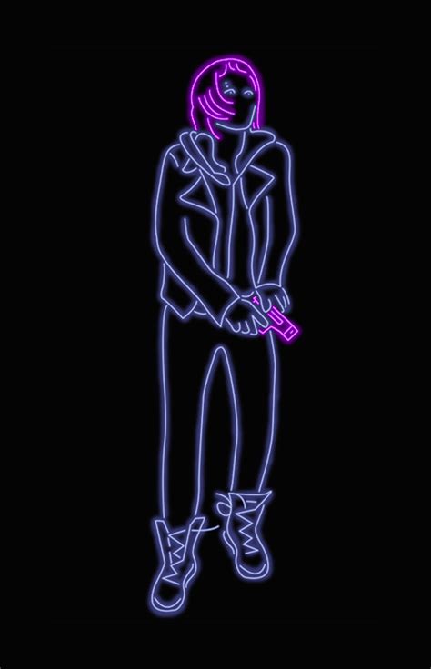  Neón Tumblr Neon Light Heart Shape Purple Aesthetic 