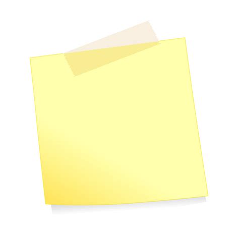 Post It Note Vector At Getdrawings Free Download