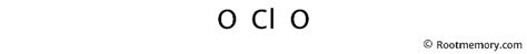 Lewis Structure Of Clo2 Root Memory