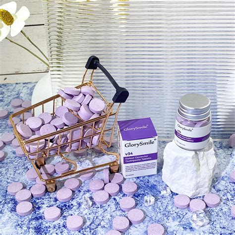 Private Label V34 Toothpaste Tablets Organic Solid Mouthwash Tablets