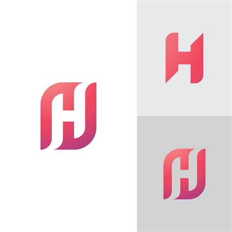 H 로고 디자인 및 템플릿 크리에이 티브 H 아이콘 이니셜 기반 편지 벡터 프리미엄 벡터