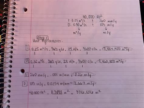 Solved This Is A Water Budget Equation With The Above