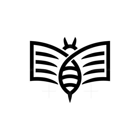 Bee Book Logo Book Logo Bee Book Food Logo Design Inspiration