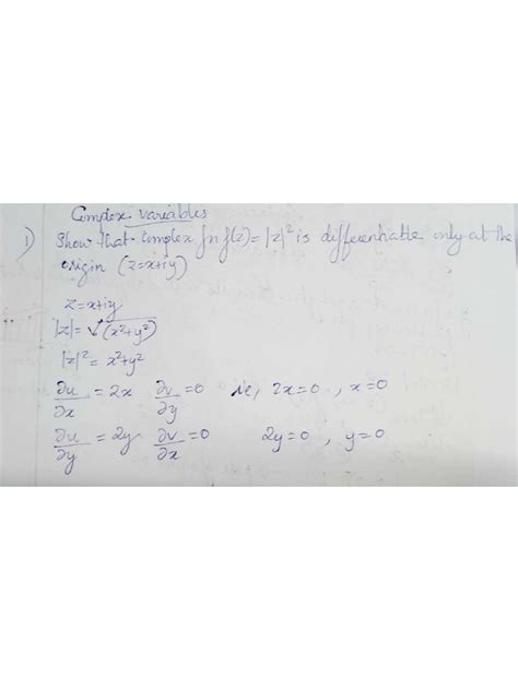 Complex Functions Pdf