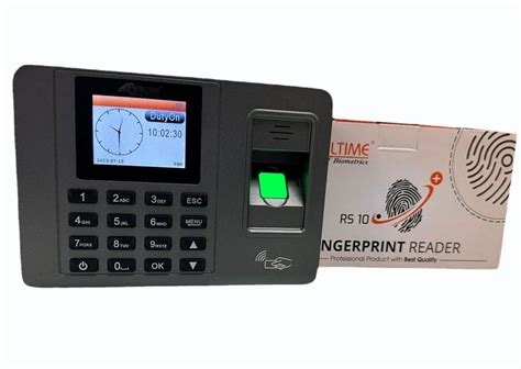 Realtime Rs10 Plus Fingerprint Reader Attendance System At Best Price