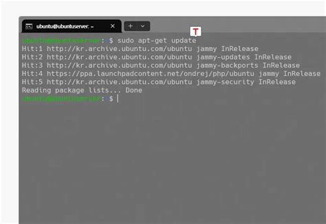 Ubuntu에서 Php를 설치하는 방법 Insidebox