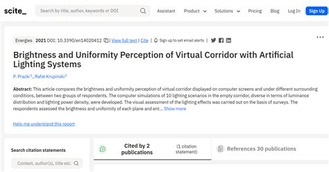 Brightness And Uniformity Perception Of Virtual Corridor With