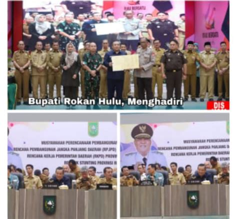 Bupati Rokan Hulu H Sukiman Hadiri Dan Ikuti Musrenbang Rancangan
