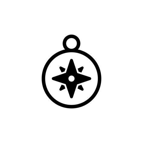 Simple Compass Icon Illustration Design Compass Symbol Template Vector Vector Art At