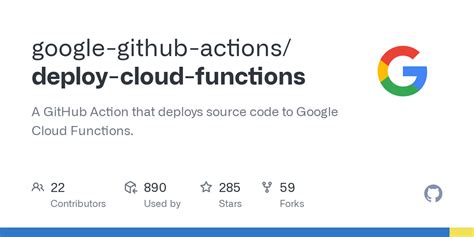 GitHub Google Github Actions Deploy Cloud Functions A GitHub Action