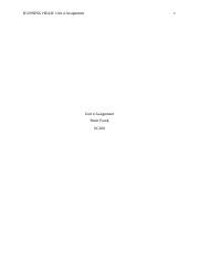 SC200 Brent Frank Unit 4 Assignment Docx RUNNING HEAD Unit 4