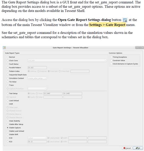 Tessent Shell Chapter11 Tessent Visualizer Components And Preferences