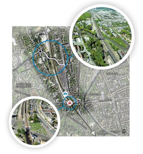 Projet de suppression du passage à niveau de Nemours Saint Pierre ligne R