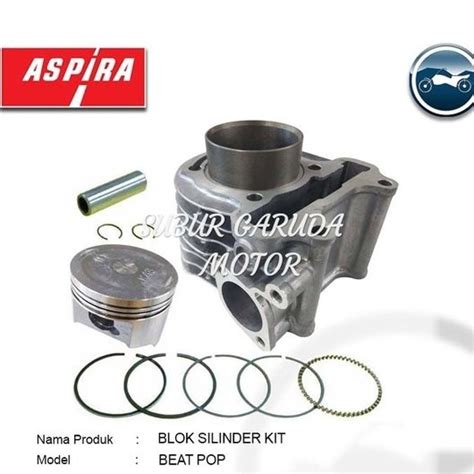 Jual BLOK CYLINDER BEAT ESP POP STREET K DAN SEHER KIT BORING MERK ASPIRA ASTRA OTOPARTS
