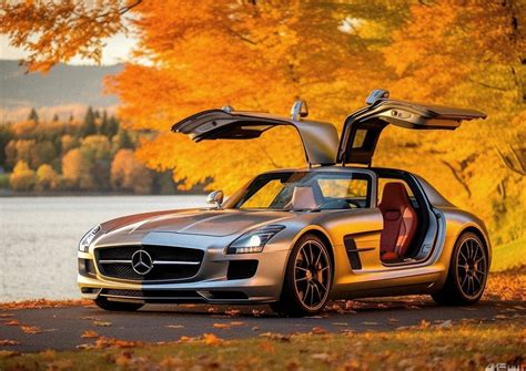 Mercedes Sls Autumn Car Posters And Prints By Remigius Wloczkowski Printler