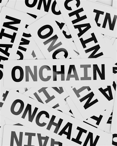 “onchain Is The Next Online” Sticker