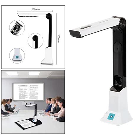 8mp Hd Usb Document Scanner With Ocr A4 Format Photo Scanner Book