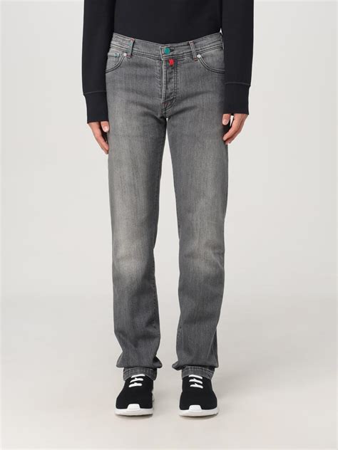 Kiton Pants Men Grey Kiton Pants Upnjsmk0117f Online At Gigliocom