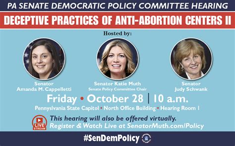 Advisory Senate Dems To Host Hearing Tomorrow On Deceptive Practices
