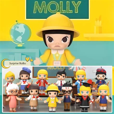 Pop Mart Molly Campus Series Blind Box Confirmed Figure Hot Toys Collecting Toy £3772 Picclick Uk