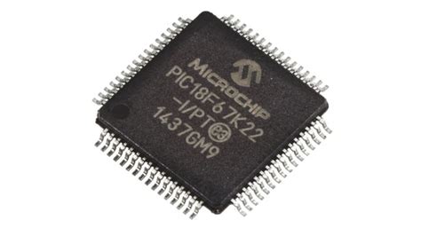 Microchip Pic18f67k22 Ipt 8bit Pic Microcontroller Pic18f 64mhz 1