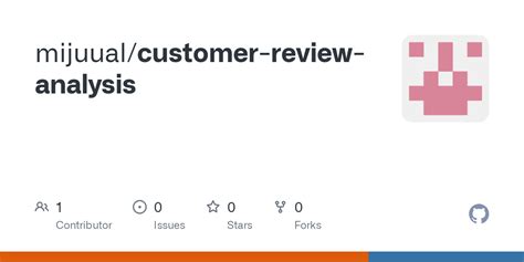Github Mijuualcustomer Review Analysis
