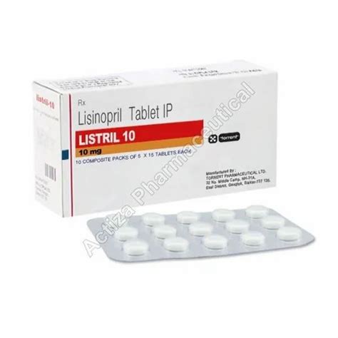 Lisinopril 20mg Tablets At Rs 350 Stripe Lisinopril Tablet In Nagpur