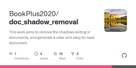 Github Bookplus2020 Doc Shadow Removal This Work Aims To Remove The Shadows Exiting In