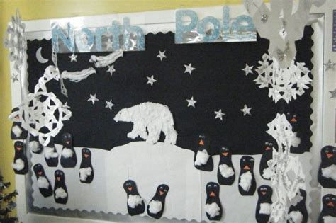 North Pole Scene Display Classroom Display Class Display Places Penguin Polar Bear Ice