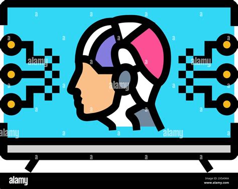 Cyberpunk Movie Color Icon Vector Illustration Stock Vector Image And Art