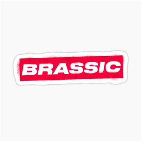 Brassic Logo T Shirt Sticker For Sale By Johnpaulgetty3 Redbubble