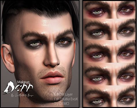 Second Life Marketplace Lmb Depp Makeup Lel Evox