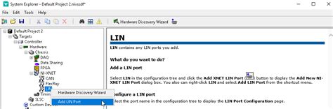 how to loopback test lin communication using veristand ni