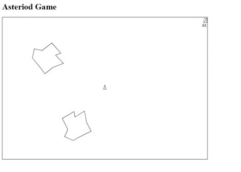 Asteroid Game Using Javascript With Free Source Code Sourcecodester