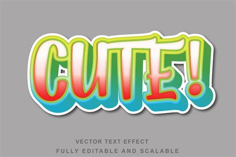 Premium Vector Editable Vector Text Effect Premium Vector Editable Vector Text Effect