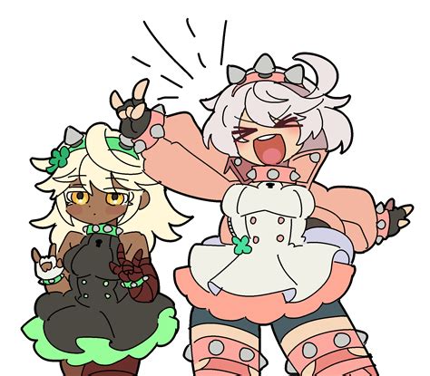 Ramlethal Valentine And Elphelt Valentine Guilty Gear And More Drawn By Kekeken Danbooru