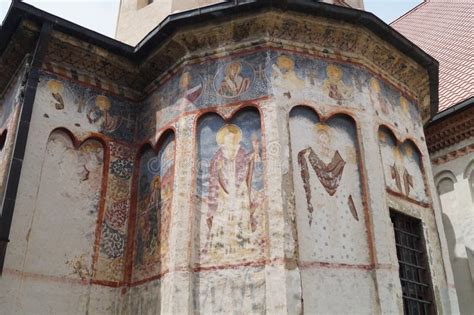 Фрески на церков St Nicholas Стоковое Фото изображение насчитывающей