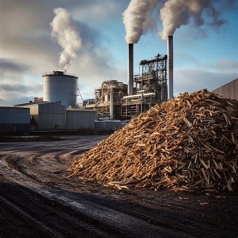 Energia Da Biomassa Imagem Premium Gerada Com Ia