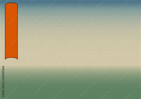 浮世絵の背景イラスト素材。和風の日本画グラデーション。空色と山藍摺 Stock Vector Adobe Stock