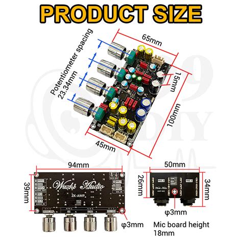 999diy Wuzhi Audio Zk Amp Enhanced Dsp Mic Preamp Boosts Karaoke Sound