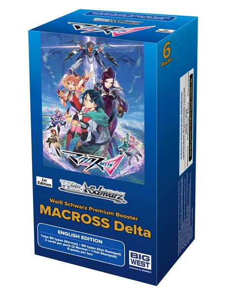Macross Delta Premium Booster Box English Weiss Schwarz Premium