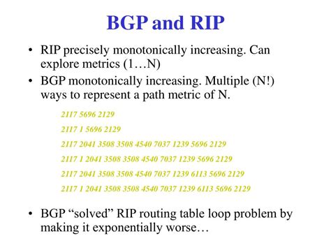 PPT Lecture Inter Domain Routing Stability PowerPoint Presentation ID